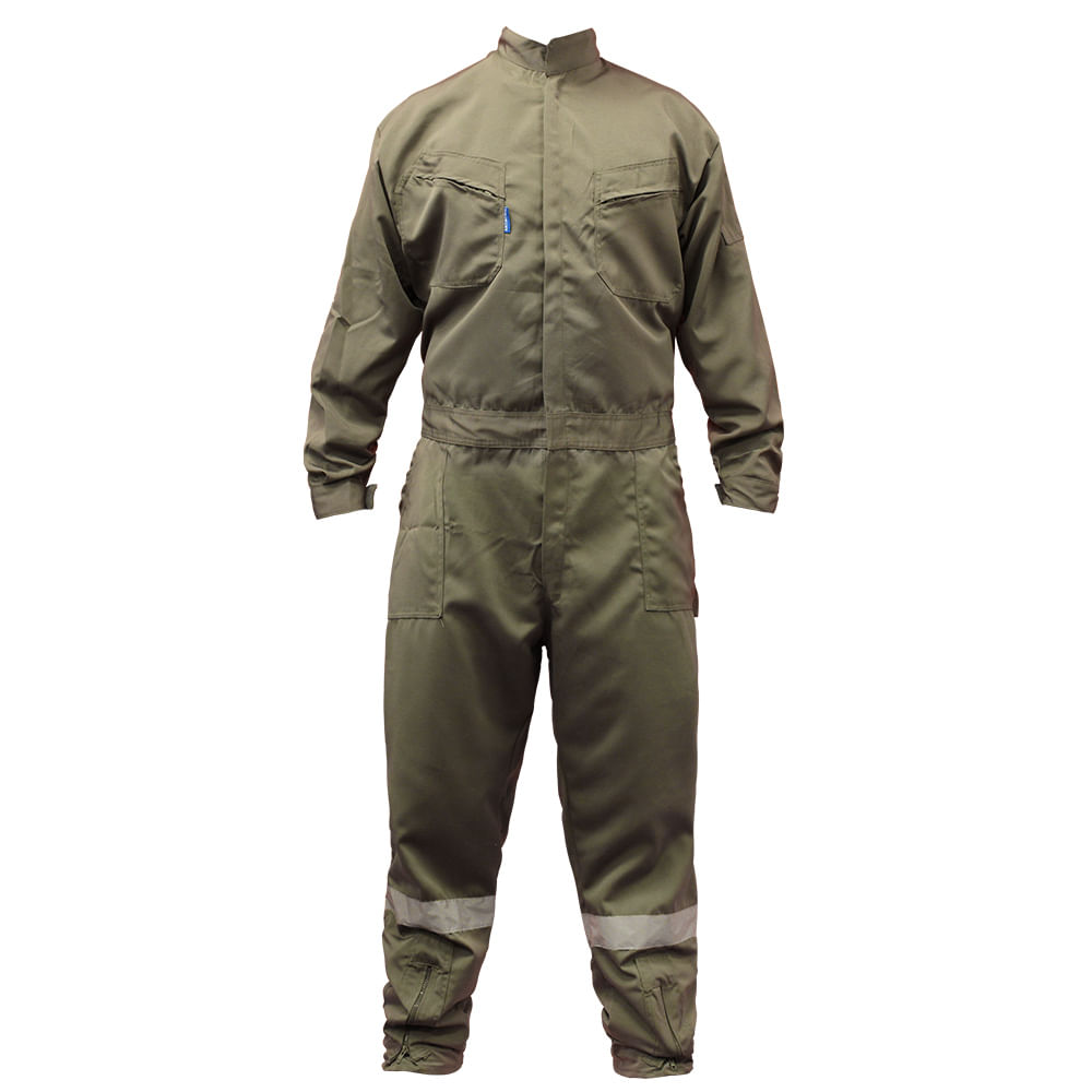 Overol Marca Antiacido C/Cinta Verde – VICSA Safety